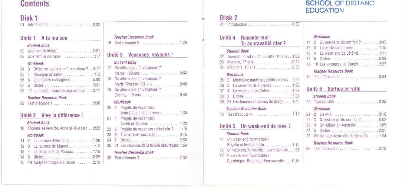 Course Information Year 10 French
